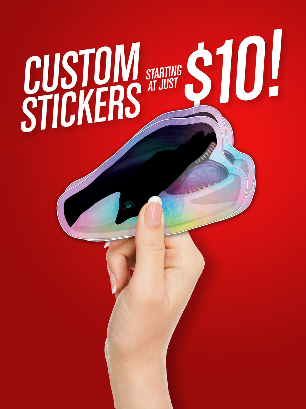 Weatherproof Stickers & Decals Made From Your Artwork - Slapco