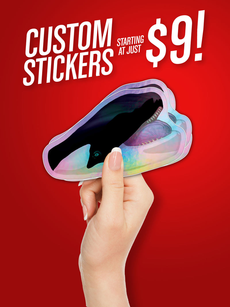 Weatherproof Stickers & Decals Made From Your Artwork - Slapco